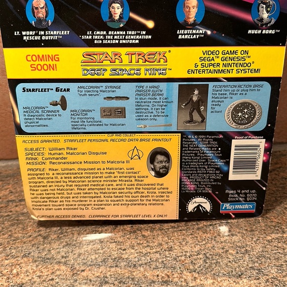 Star Trek | Toys | Star Trek The Next Generation Commander Riker As A ...